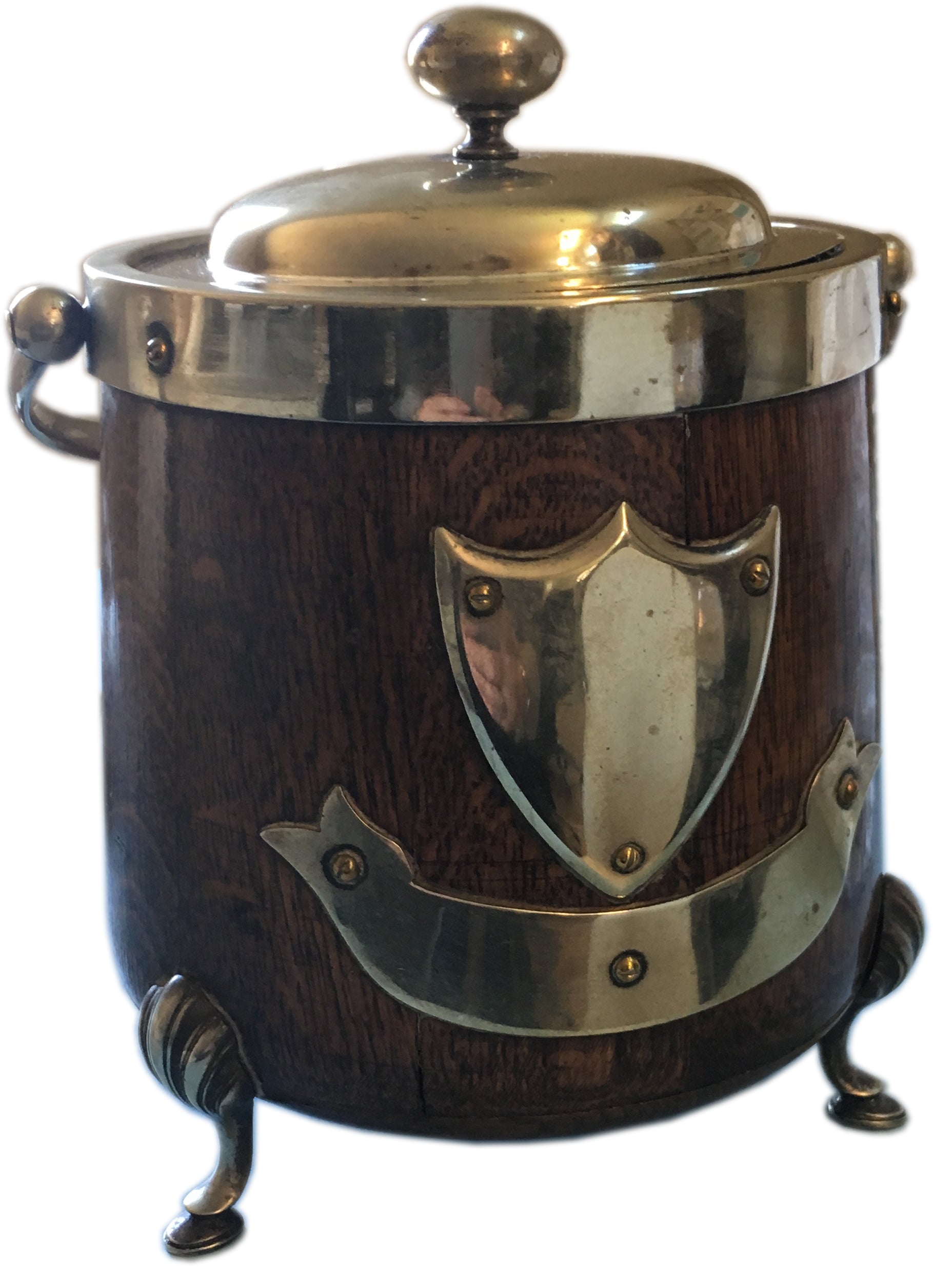 English Oak Biscuit Barrel Box – Patina Polished Living